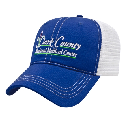 Unstructured Contrast Stitching & Mesh Back Cap | Lasting Impressions