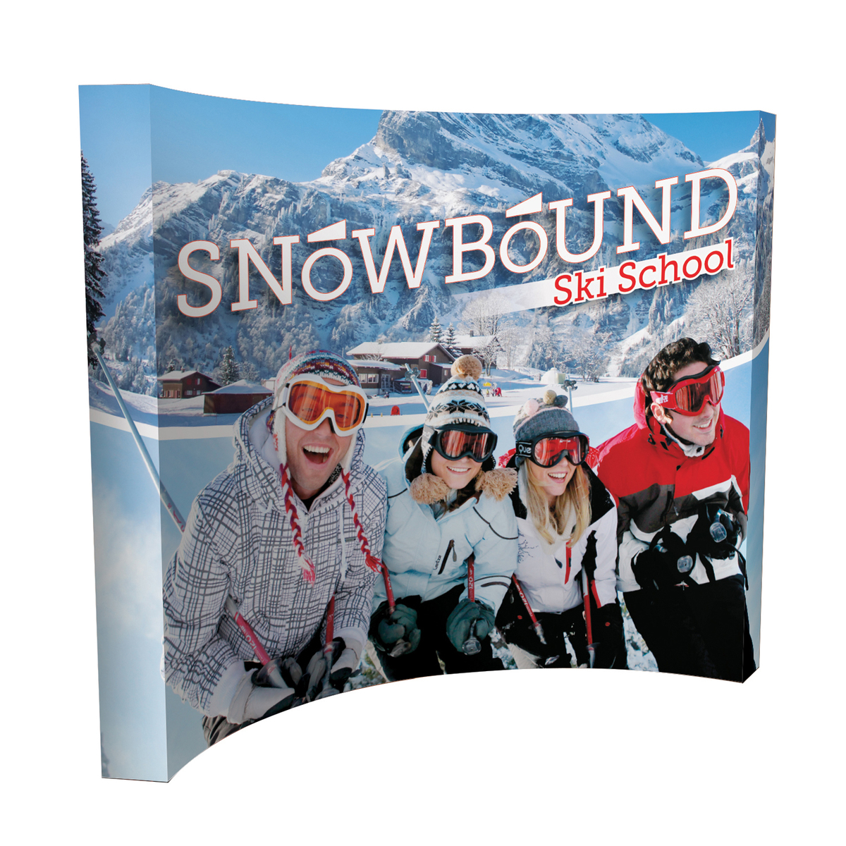 12-Quad Curved InterChange Graphic Panel (Splash | Lasting Impressions