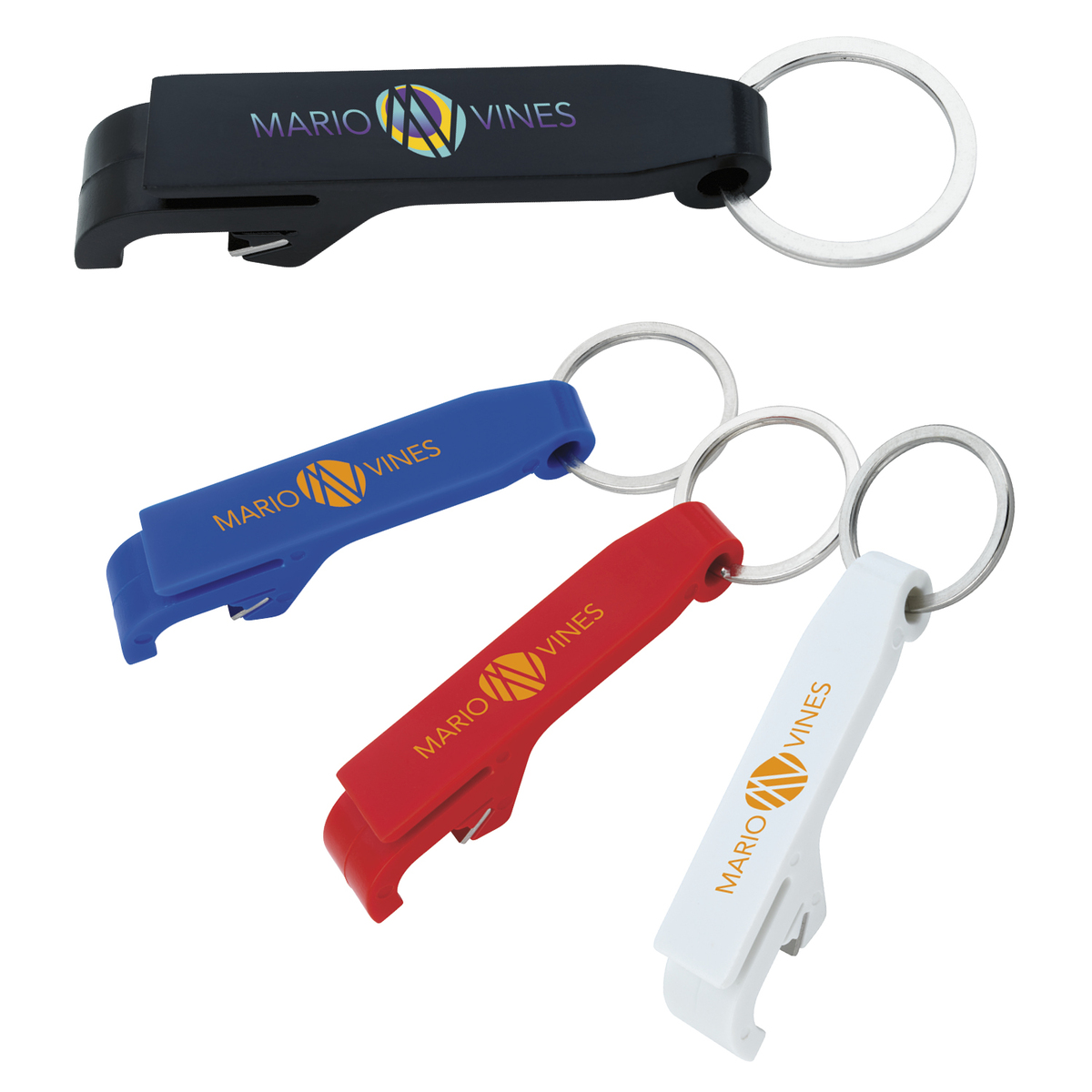 Plastic Bottle Opener Keychain | Lasting Impressions