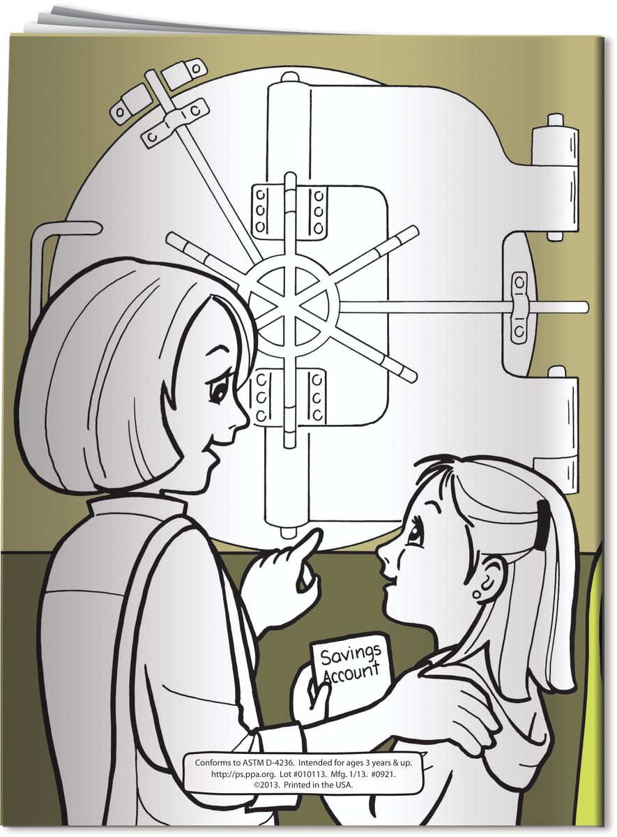 Coloring Book: My Favorite Bank | Lasting Impressions